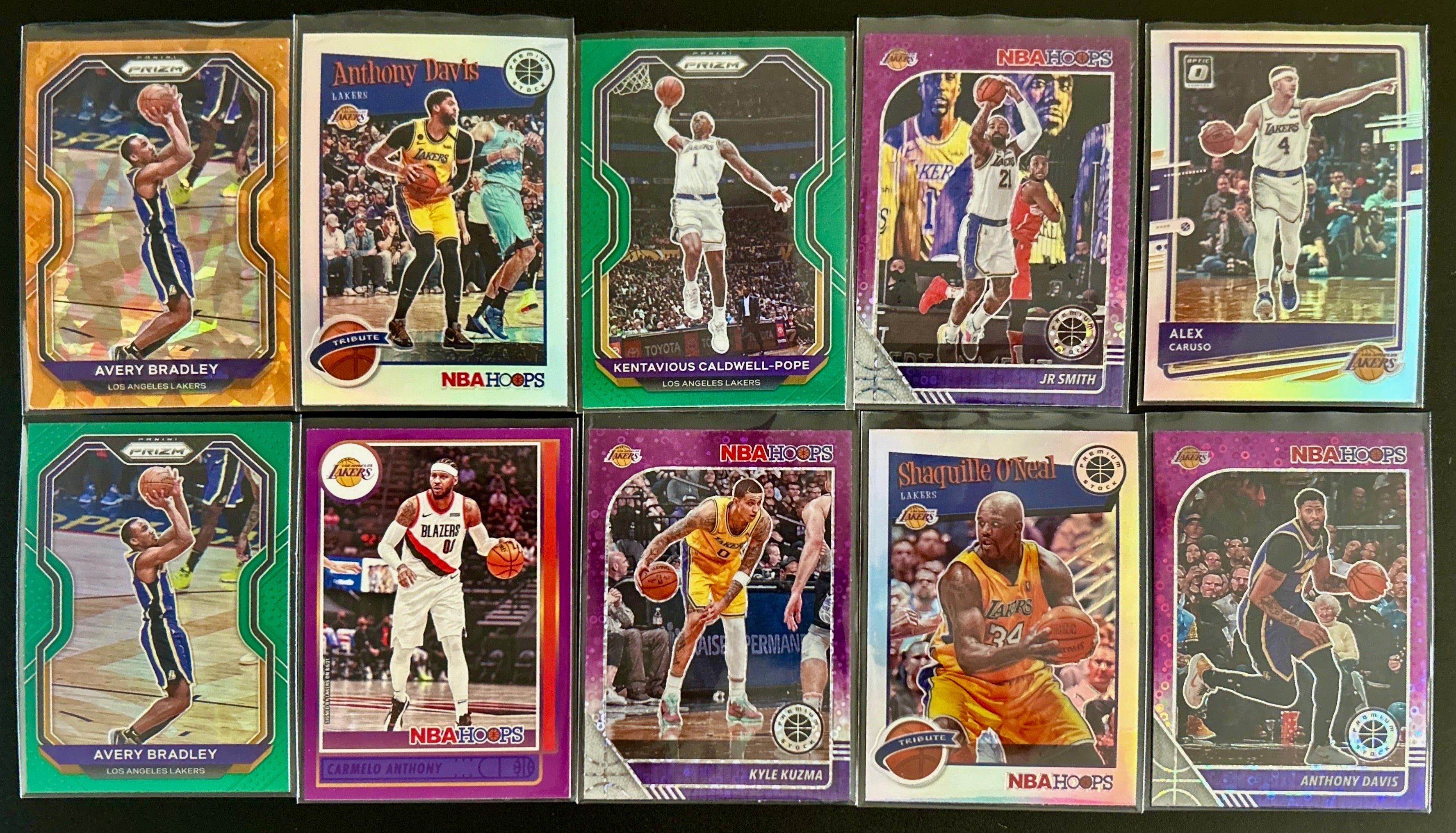 Los Angeles Lakers NBA Parallel 10 Card Lot – dittoagainsports